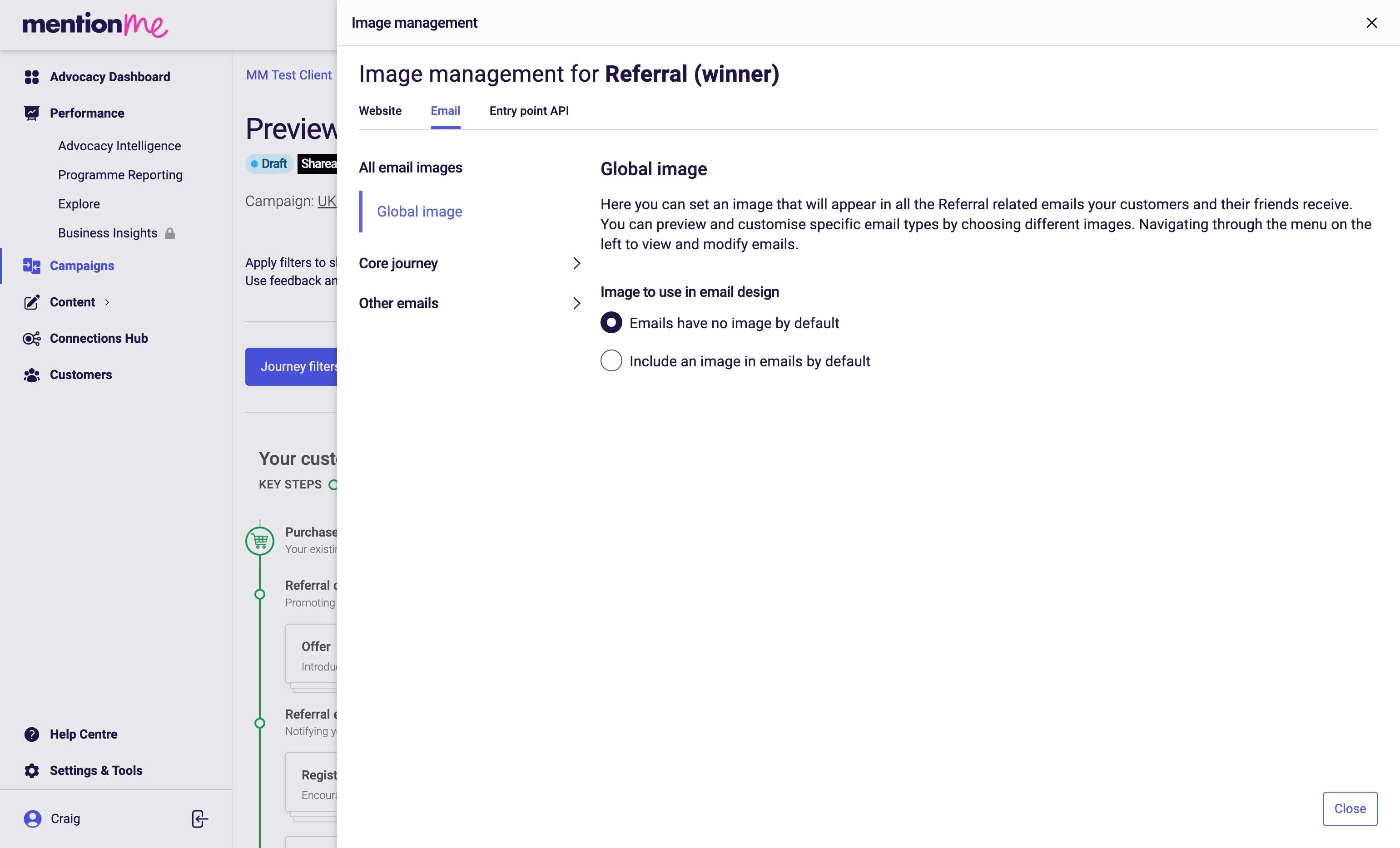How to Manage your Imagery – Mention Me | Help Centre