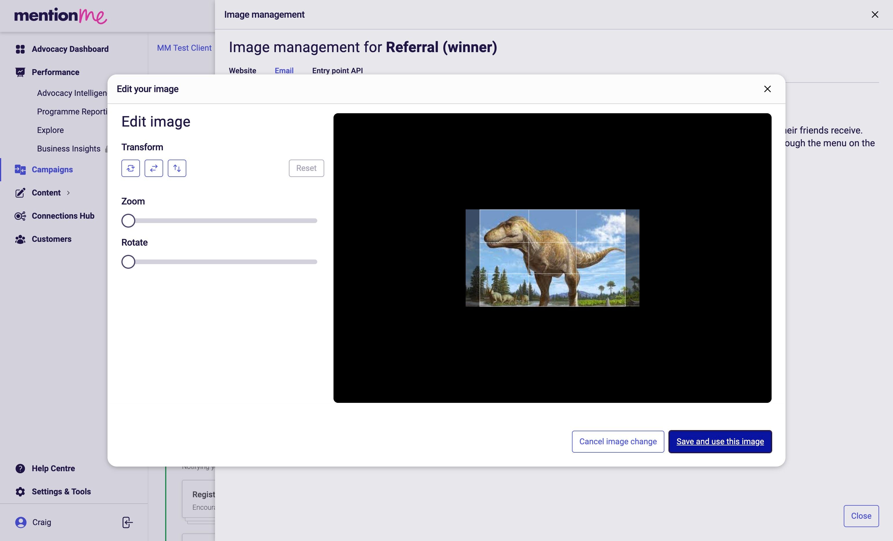 How to Manage your Imagery – Mention Me | Help Centre