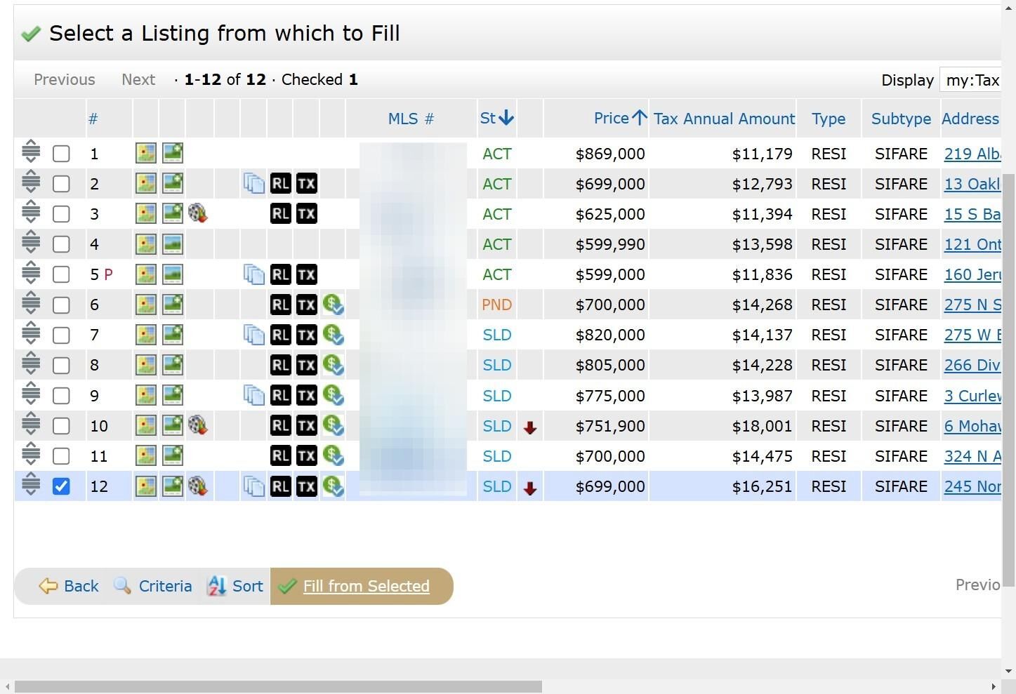 Creating a Comparative Market Analysis (CMA) in Matrix – OneKey® MLS ...