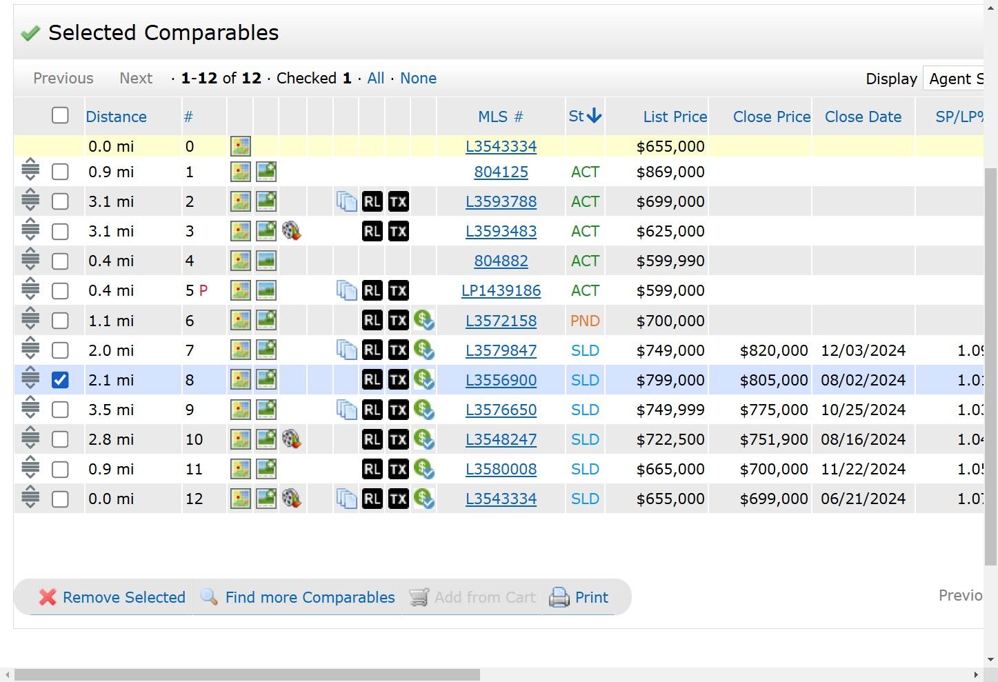 Creating a Comparative Market Analysis (CMA) in Matrix – OneKey® MLS Support Center