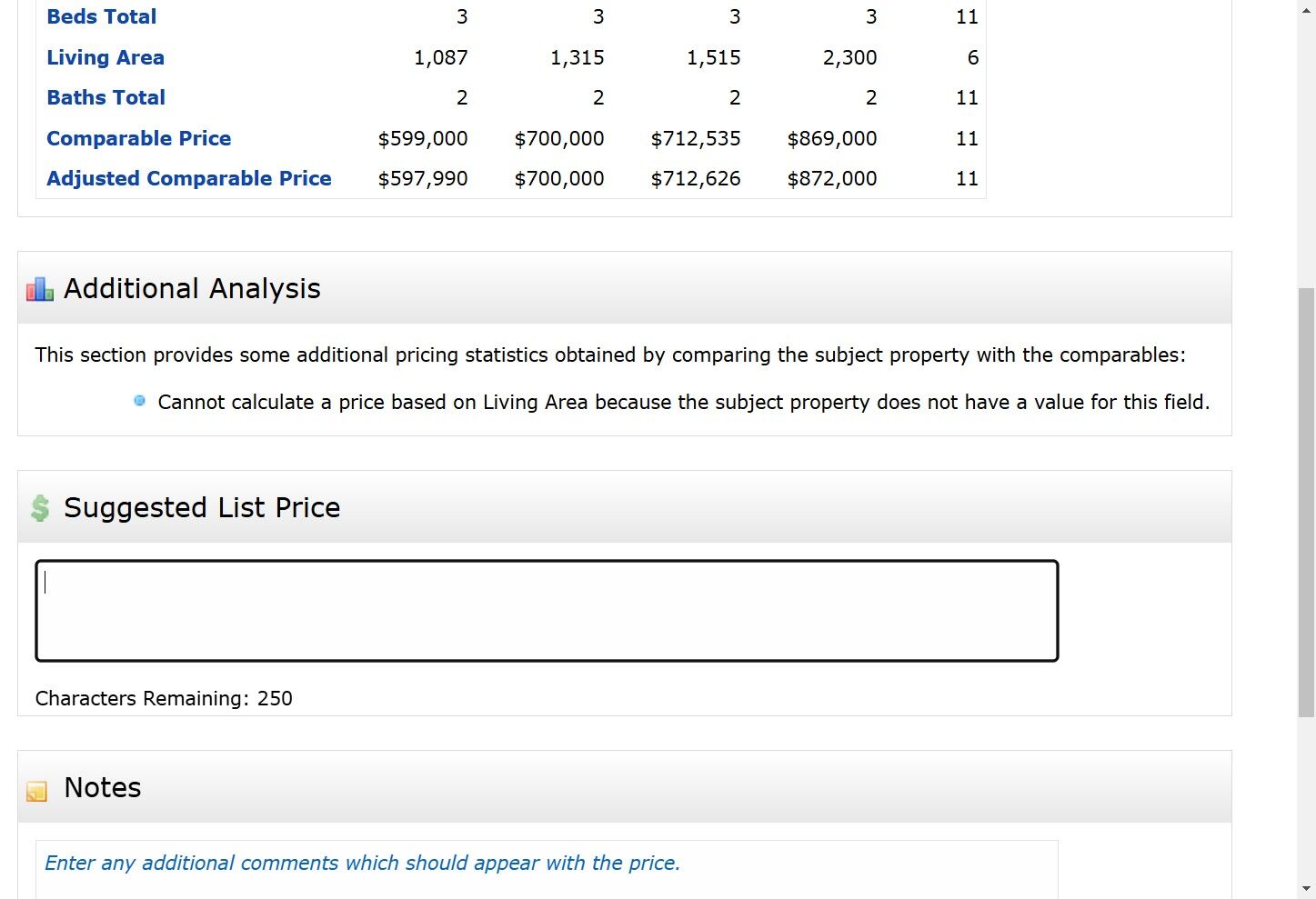 Creating a Comparative Market Analysis (CMA) in Matrix – OneKey® MLS ...