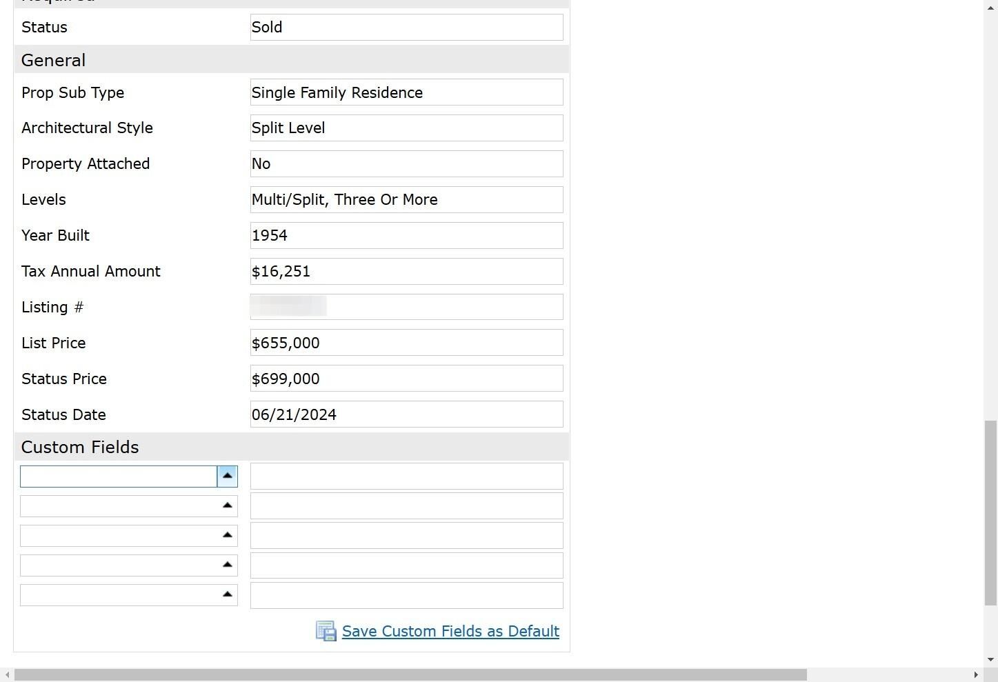 Creating a Comparative Market Analysis (CMA) in Matrix – OneKey® MLS ...