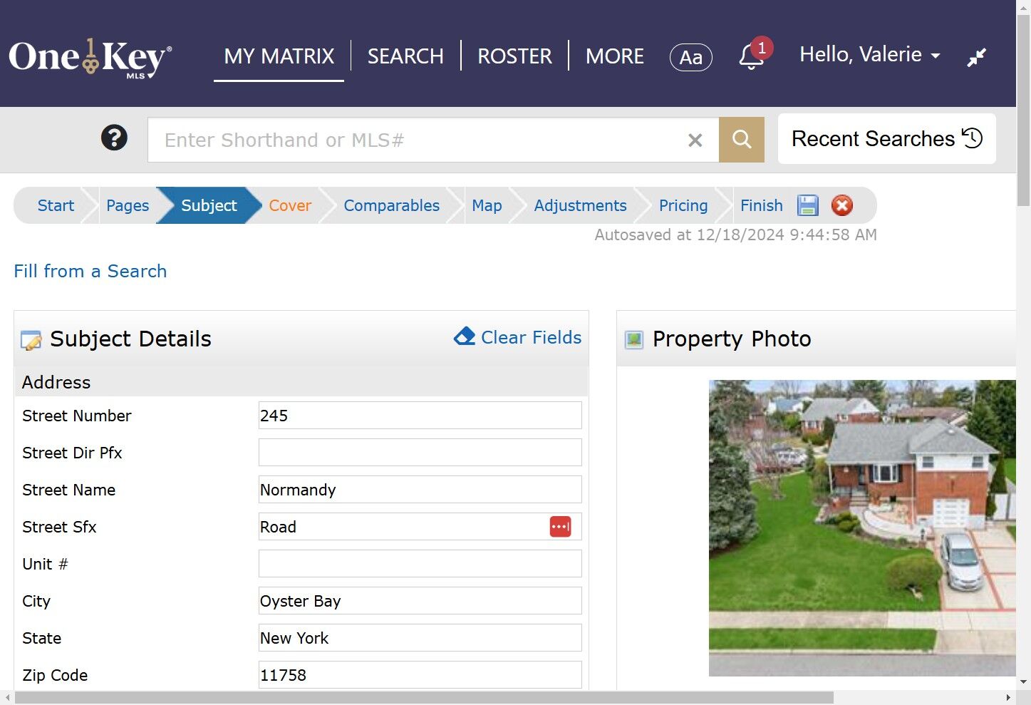 Creating a Comparative Market Analysis (CMA) in Matrix – OneKey® MLS ...