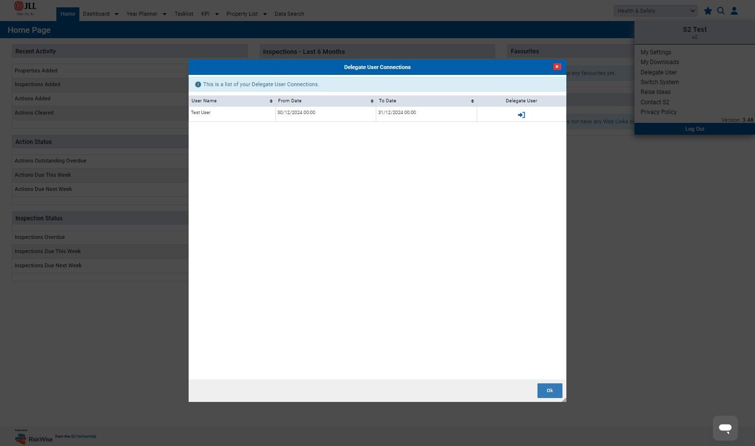 How To Delegate User Access on S2RiskWise – RiskWise Software Support