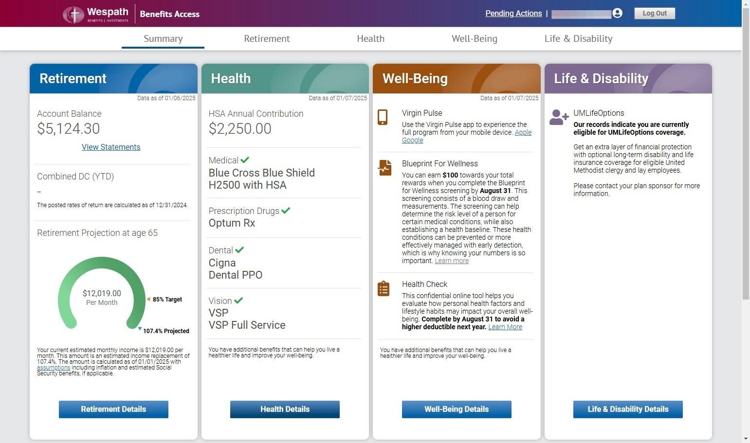NGUMC | Accessing Your Wespath Benefits via Benefits Access