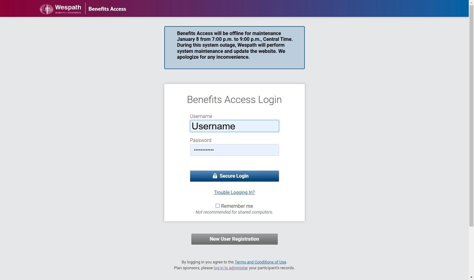 NGUMC | Accessing Your Wespath Benefits via Benefits Access