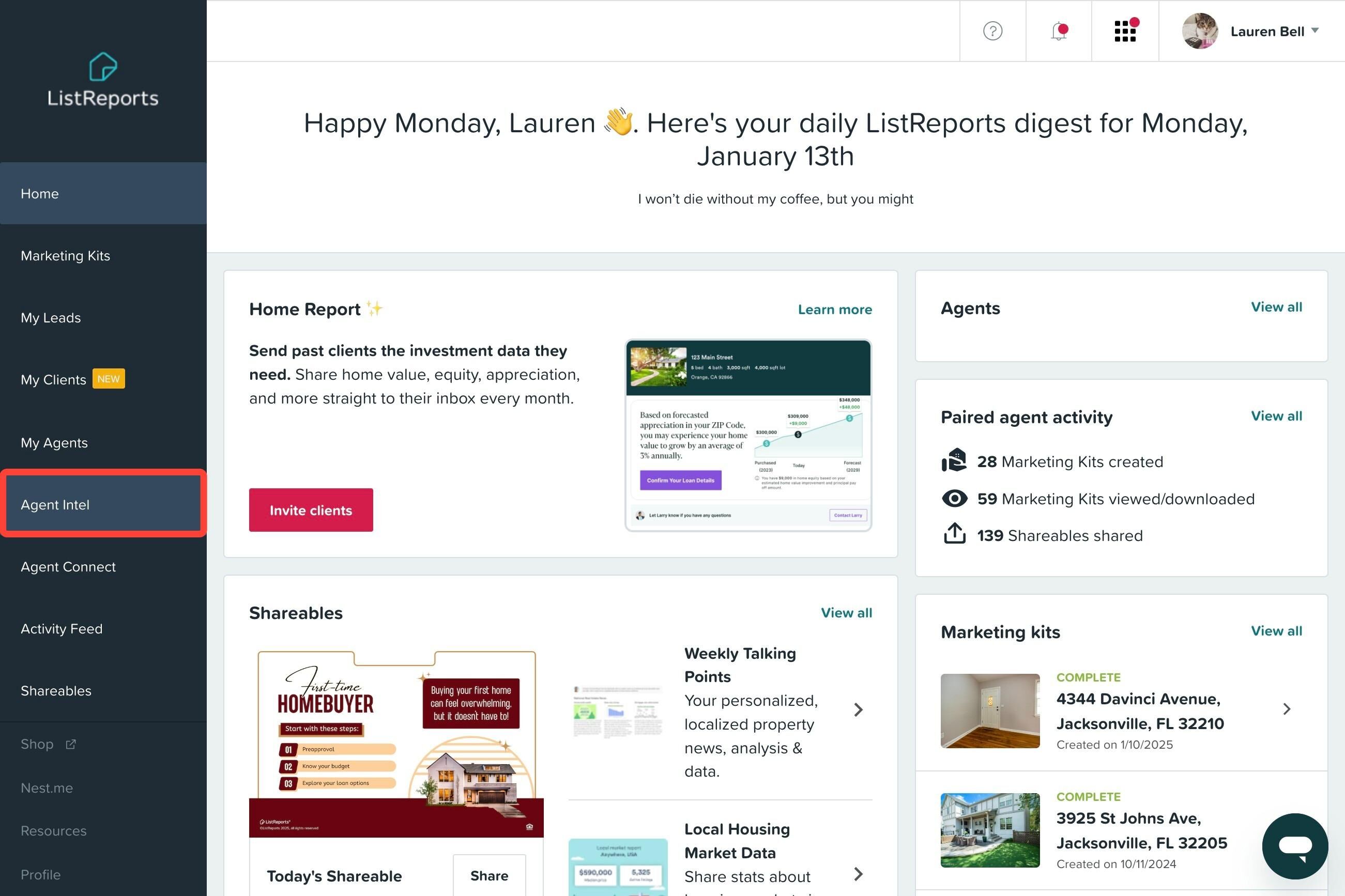 Navigating LO Recruit – ListReports