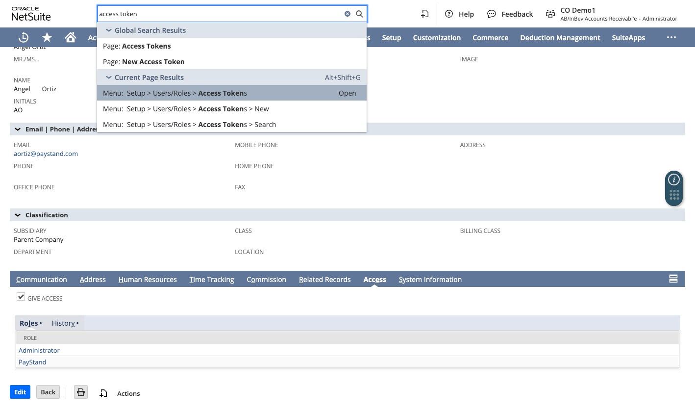 How to Reconnect Your NetSuite Environment to Paystand Sandbox After a ...