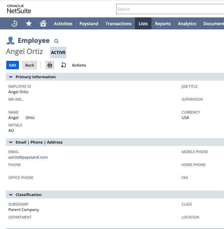 How to Reconnect Your NetSuite Environment to Paystand Sandbox After a ...
