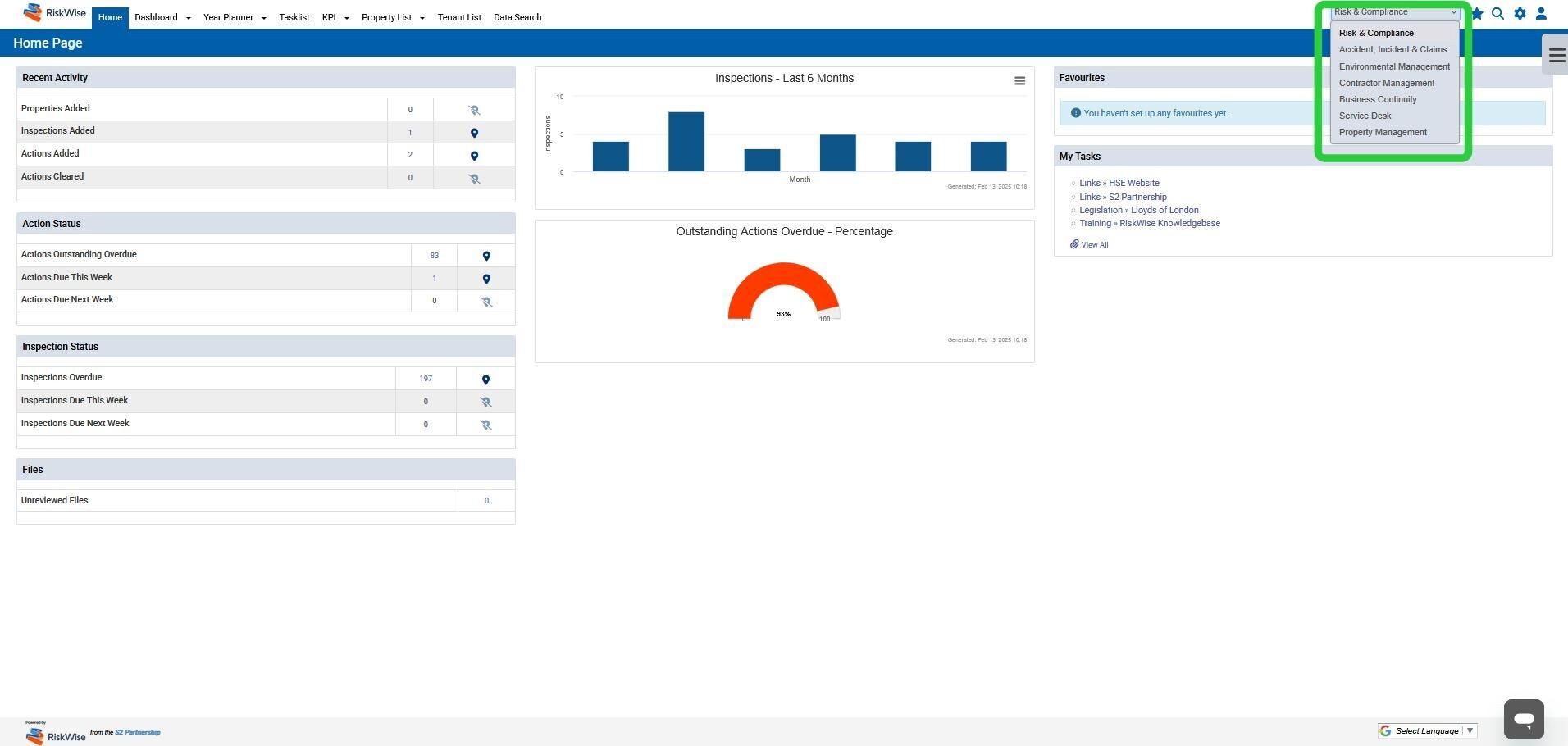 How to Change RiskWise Modules – RiskWise Software Support