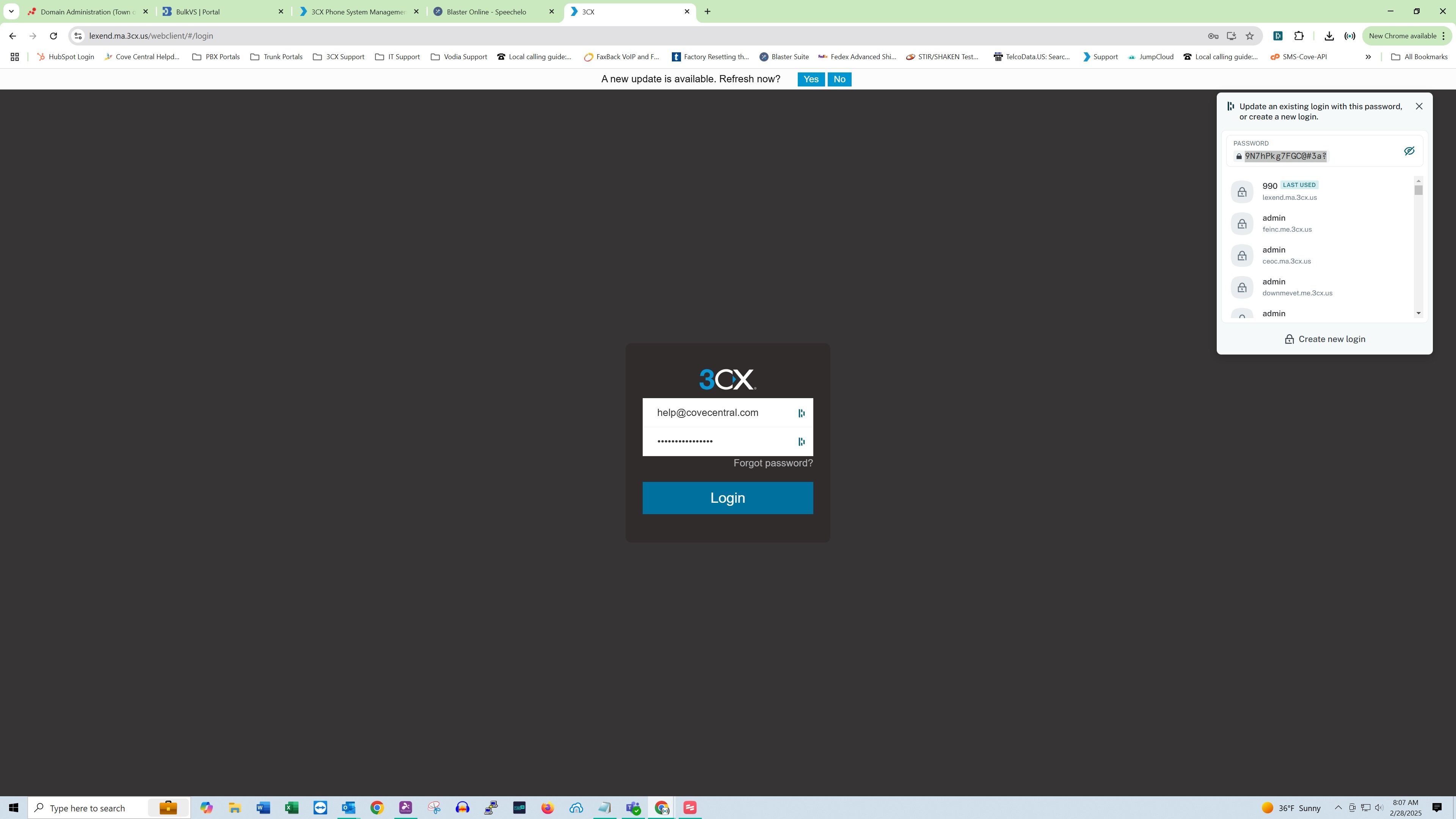 Logging into 3CX web client - QR Codes for 3CX Mobile App ios & Android