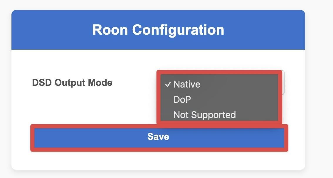 How to Change DoP and Native DSD Settings in Roon – Aurender