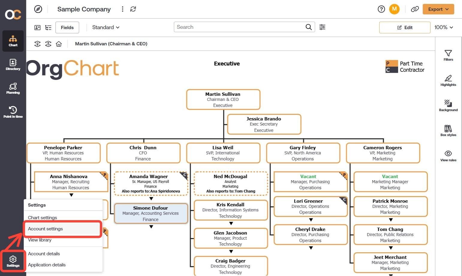 Grouping – OrgChart