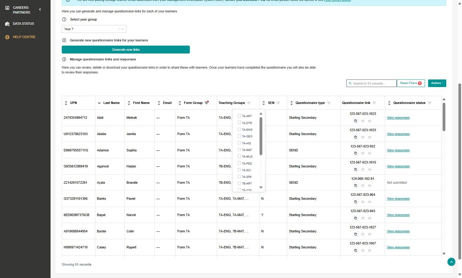 How to generate FSQ links – The Careers & Enterprise Company