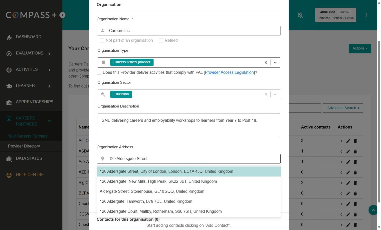Adding Careers Partners directly into Compass+ – The Careers ...