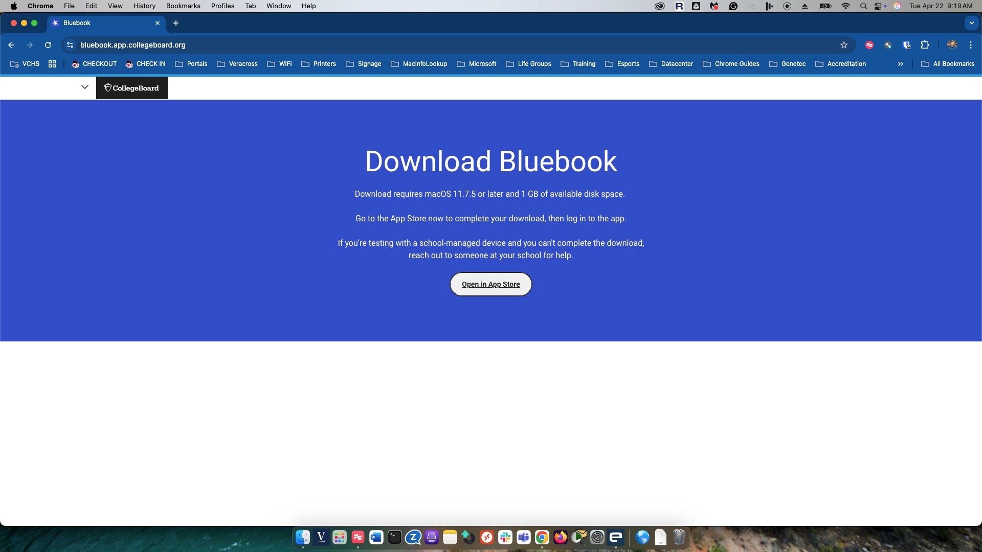 Install Bluebook Exam & Device Readiness – Valor Christian High School