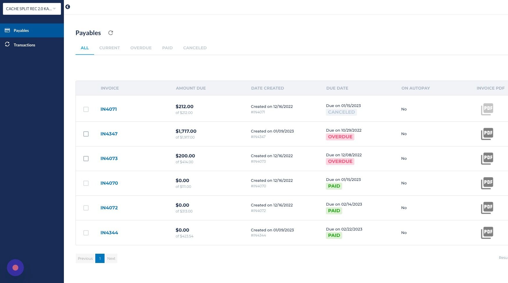 Locate payment details of an invoice – Paystand Help Center