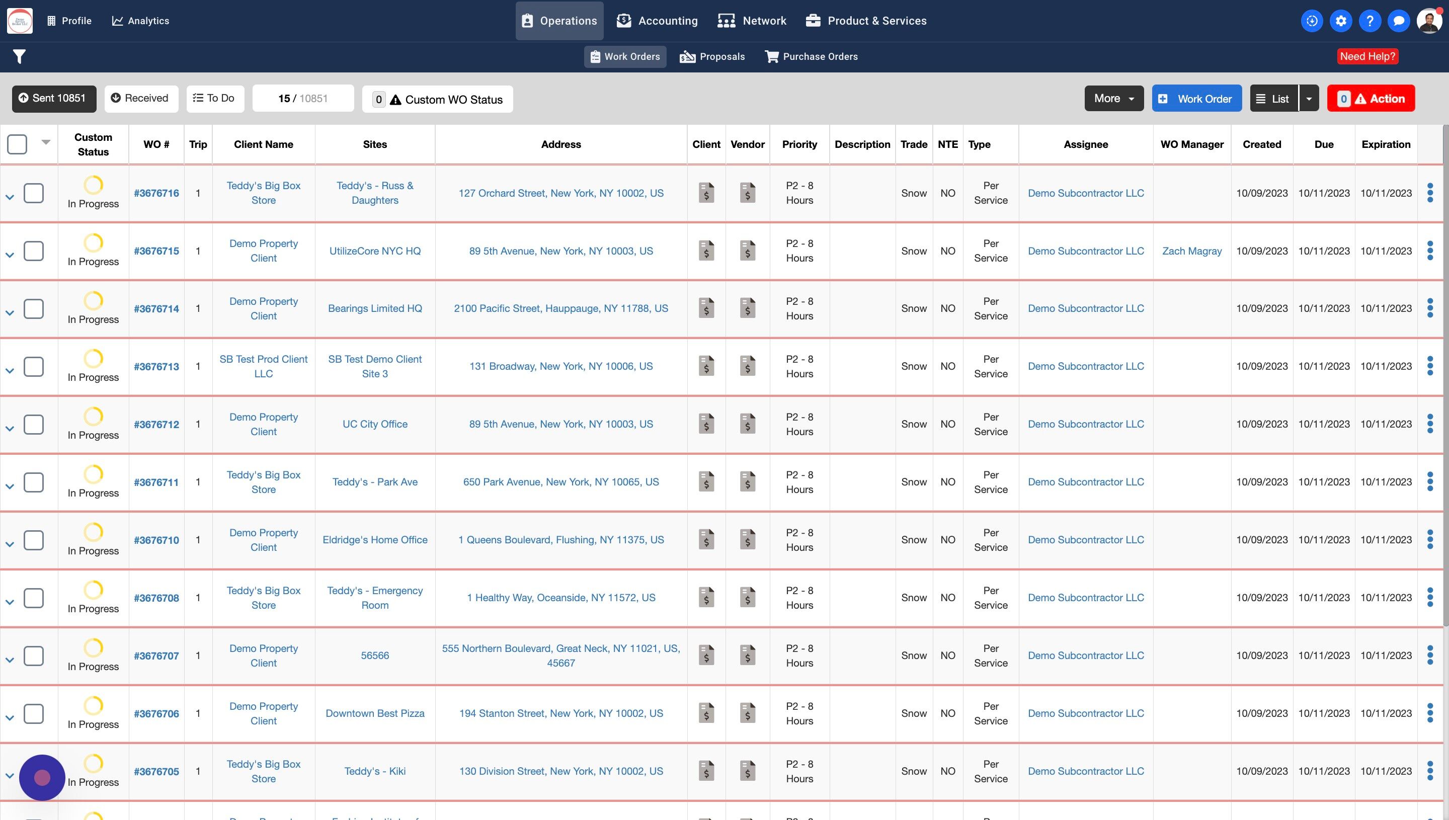 How To Create a Single Work Order From the Map Site pin