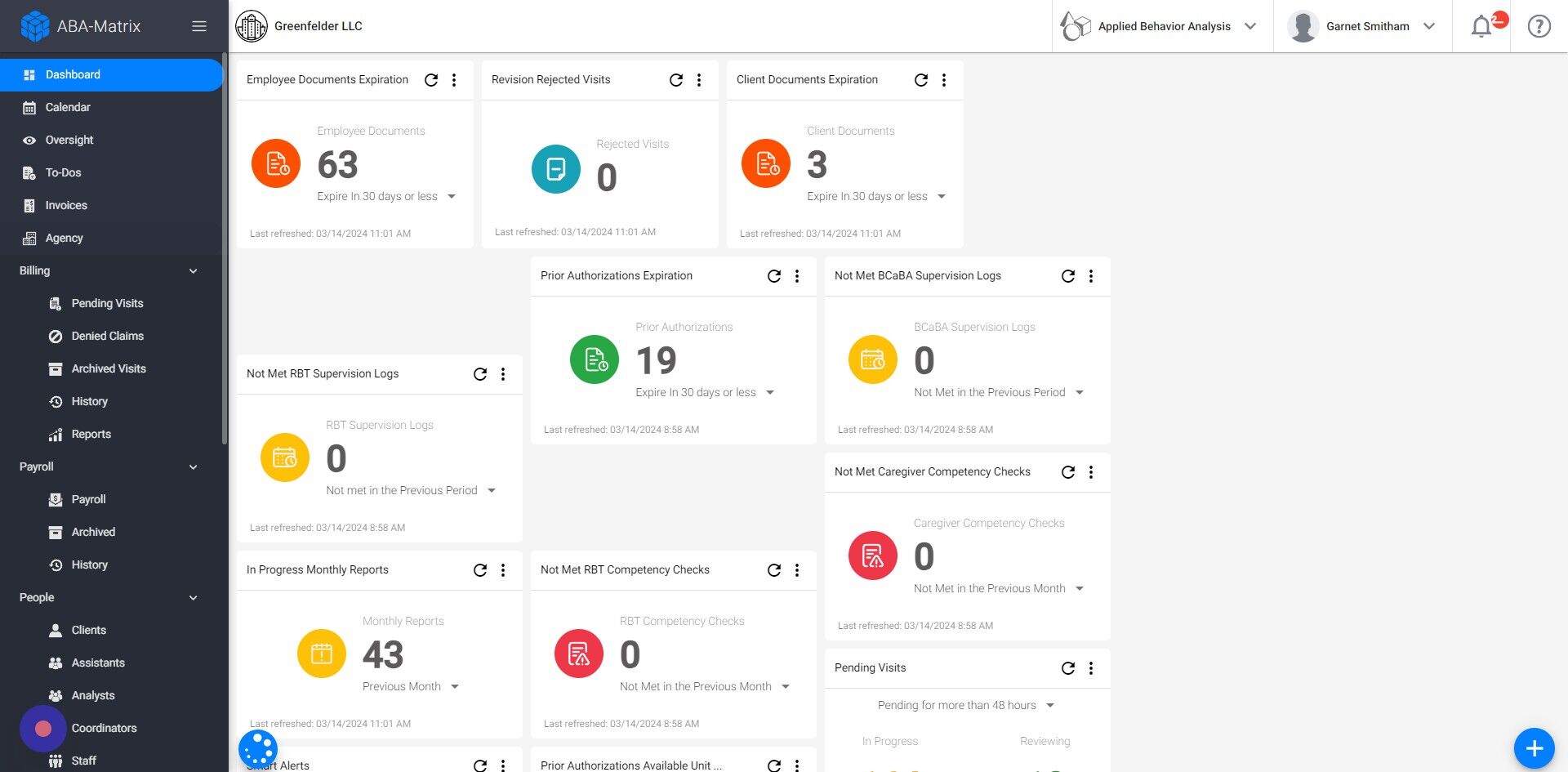 How to enable Security settings in ABA Matrix - ABA Matrix Knowledge Desk
