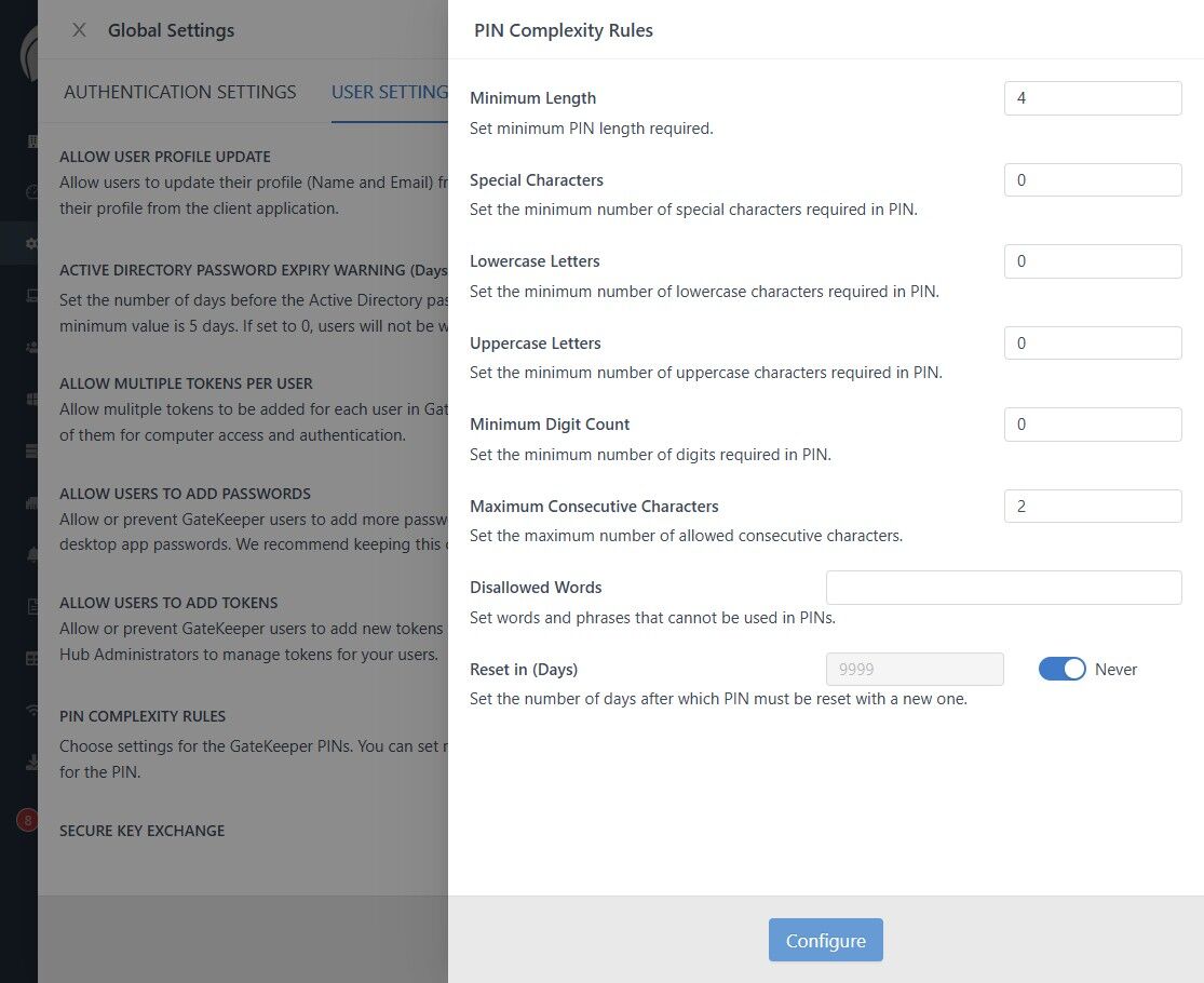 What are "PIN Complexity Rules"? – GateKeeper