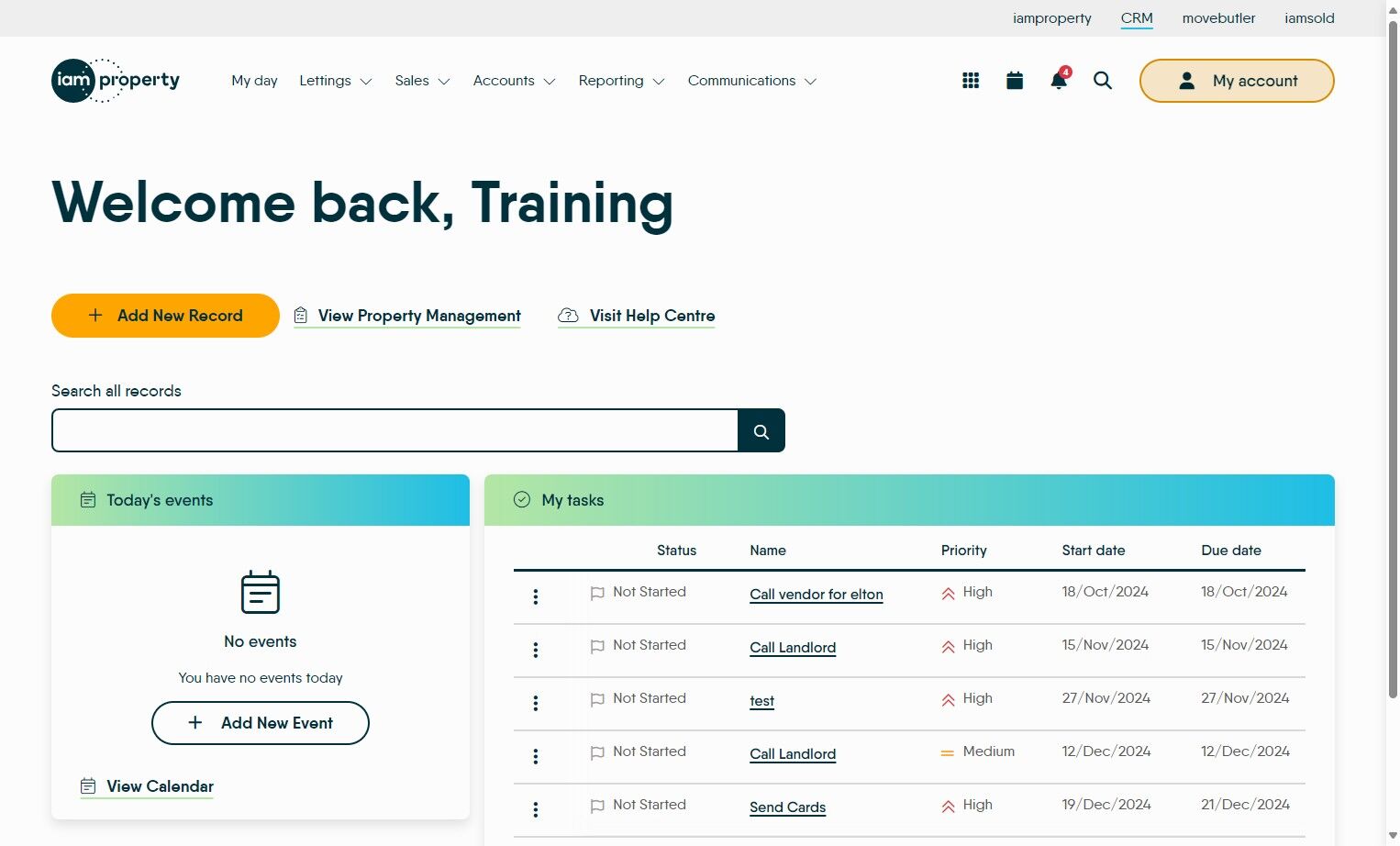 Logging into iamproperty CRM and Resetting Your CRM Password – iamproperty