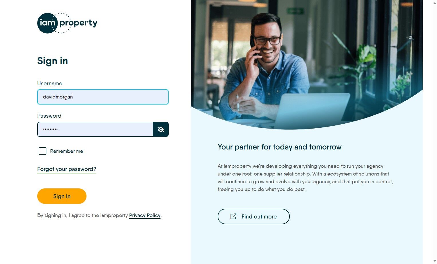 Logging into iamproperty CRM and Resetting Your CRM Password – iamproperty