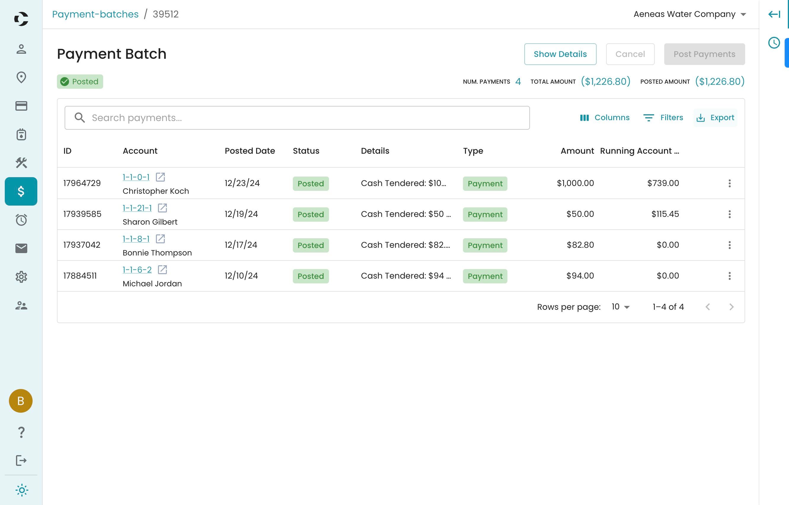 Exporting Payment Batch Reports - Current Knowledge Base