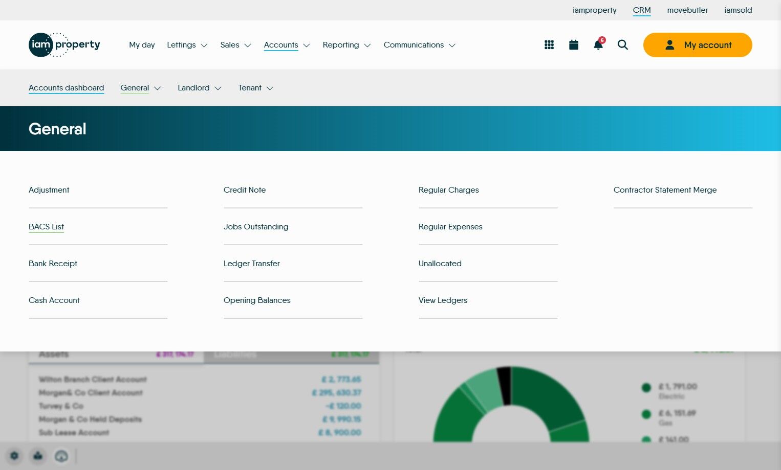 Generating a BACS List in the CRM Accounts Module – iamproperty