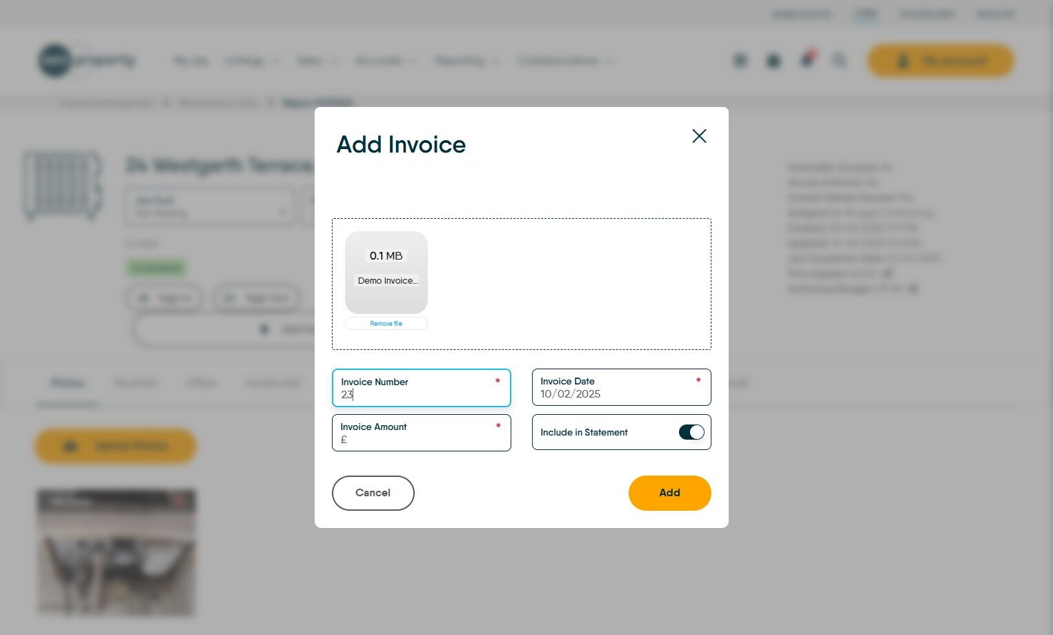 Property Management - Adding and Managing Maintenance Invoices In CRM ...