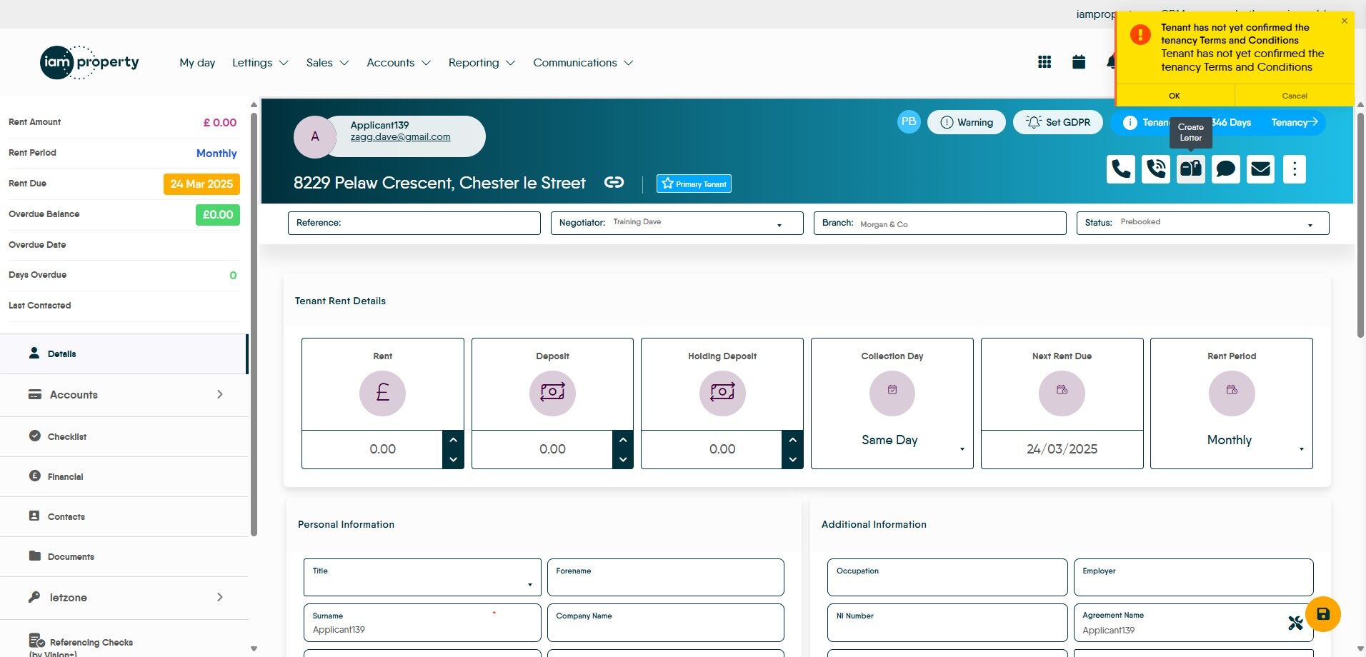 Generating Tenant Communication Letters and Sending Via E-sign ...