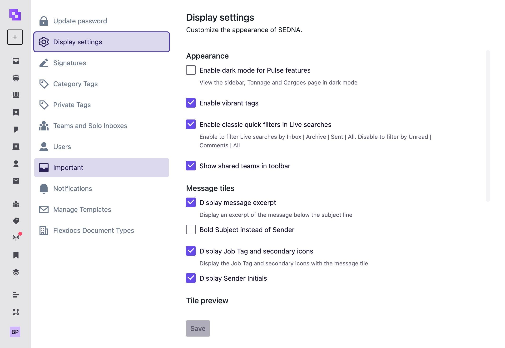 How To View Your Important Rules in Stream – Sedna Help Centre