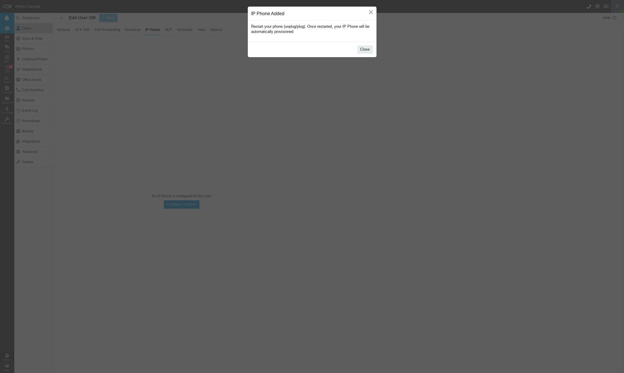 Configuring a Router Phone in a Hosted 3CX System | Voxtelesys