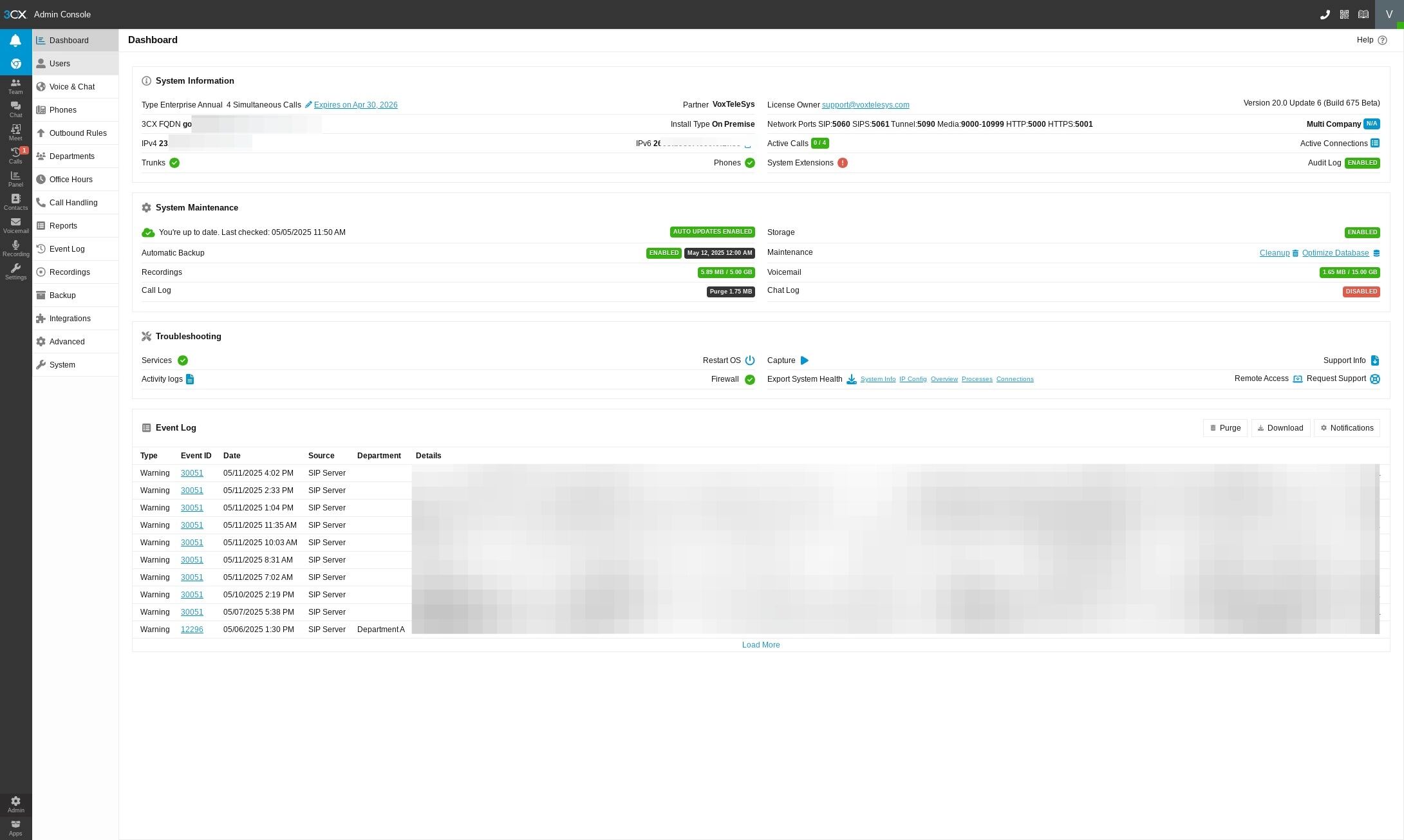 Configuring a Router Phone in a Hosted 3CX System | Voxtelesys