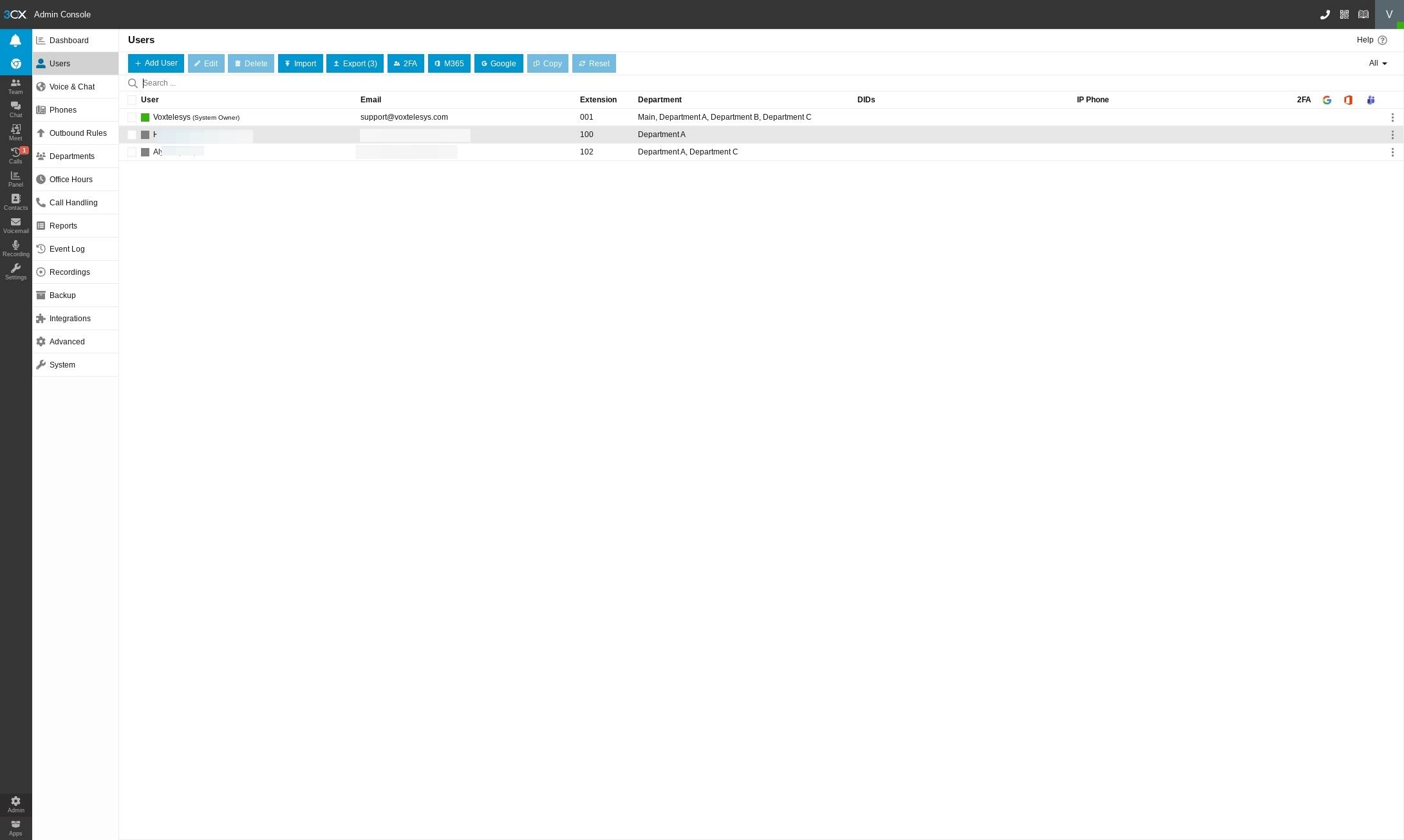 Configuring a Router Phone in a Hosted 3CX System | Voxtelesys