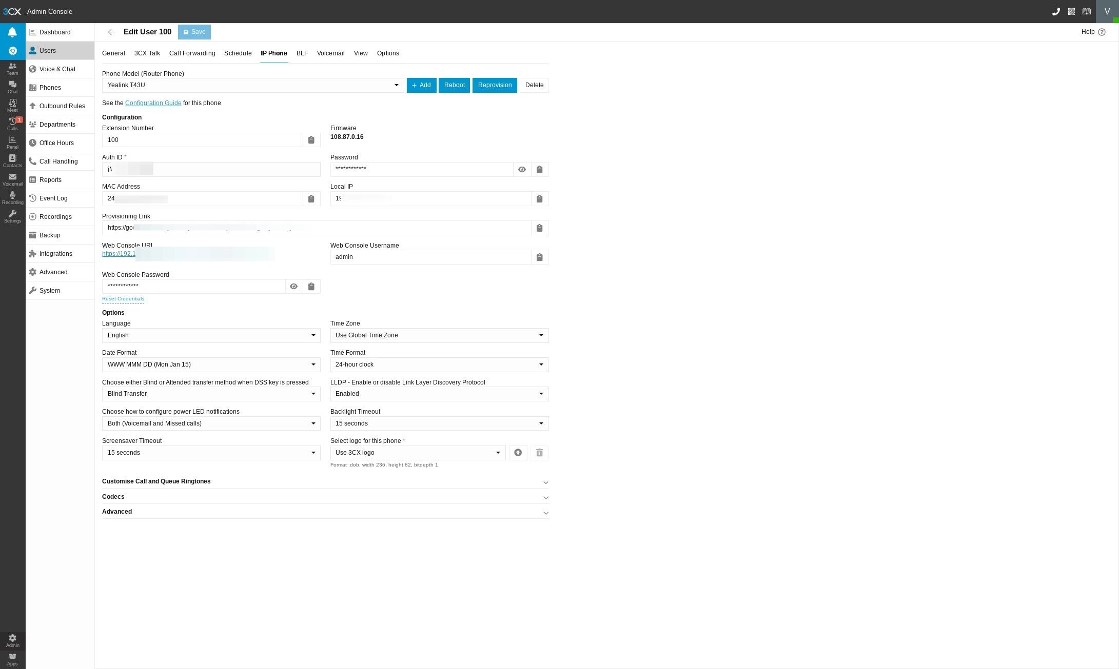 Configuring a Router Phone in a Hosted 3CX System | Voxtelesys
