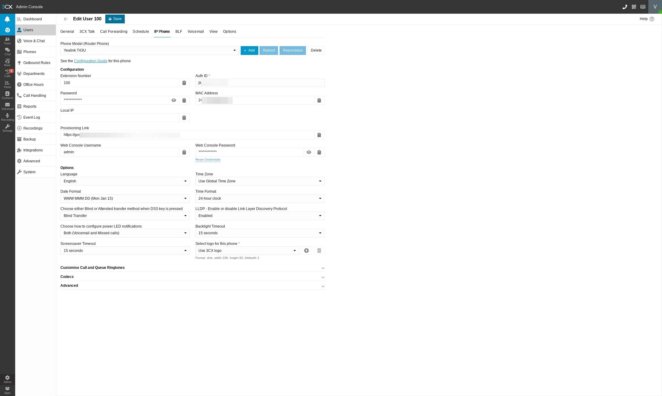 Configuring a Router Phone in a Hosted 3CX System | Voxtelesys