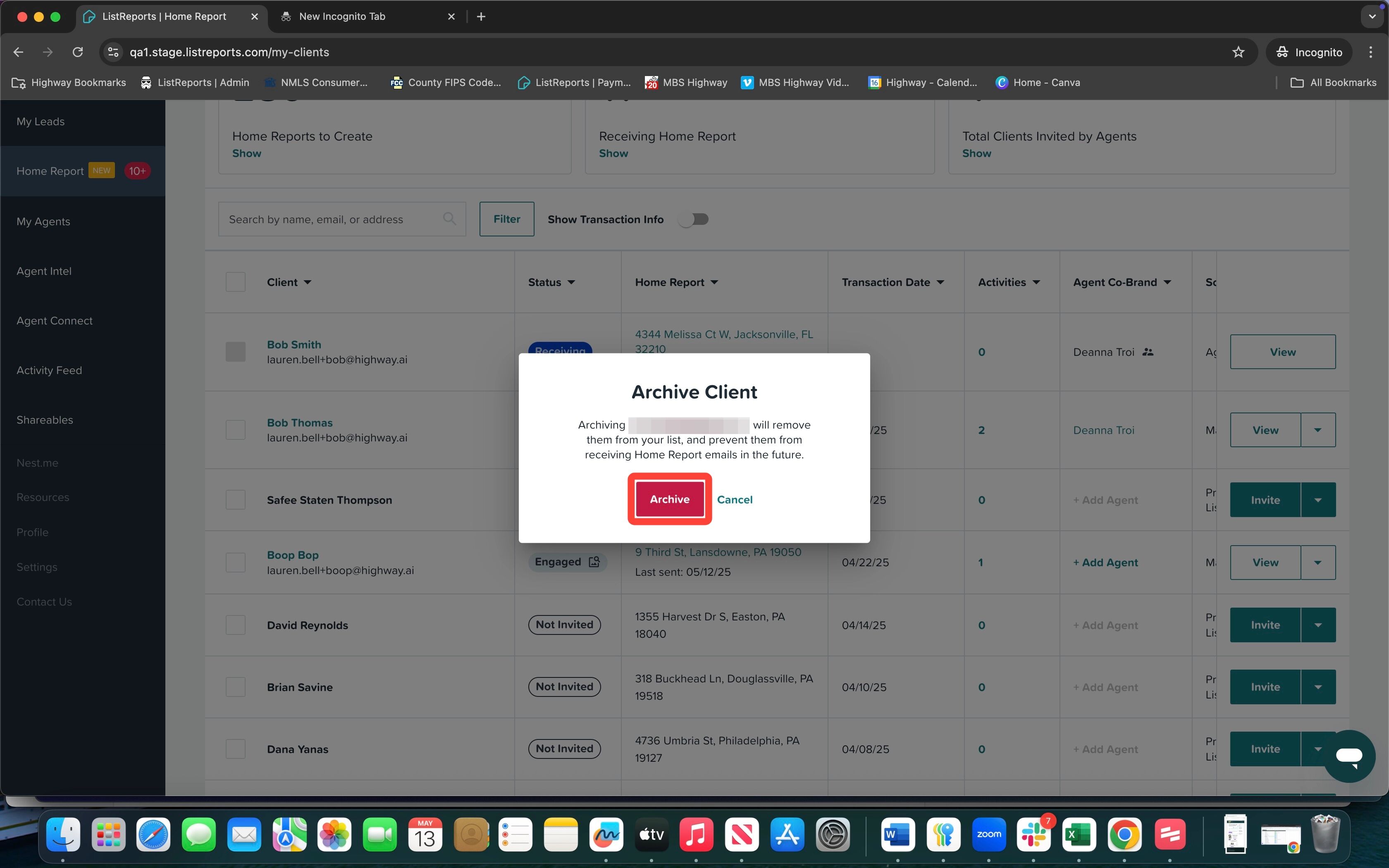 How to Remove a Client from Home Report – ListReports