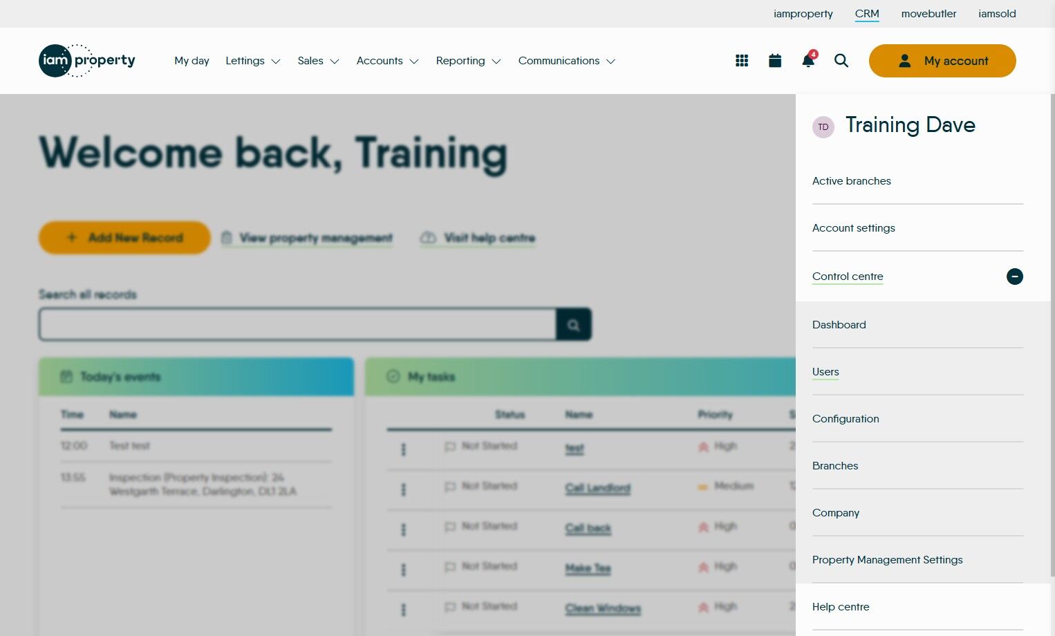Updating Personal Details in iamproperty CRM – iamproperty