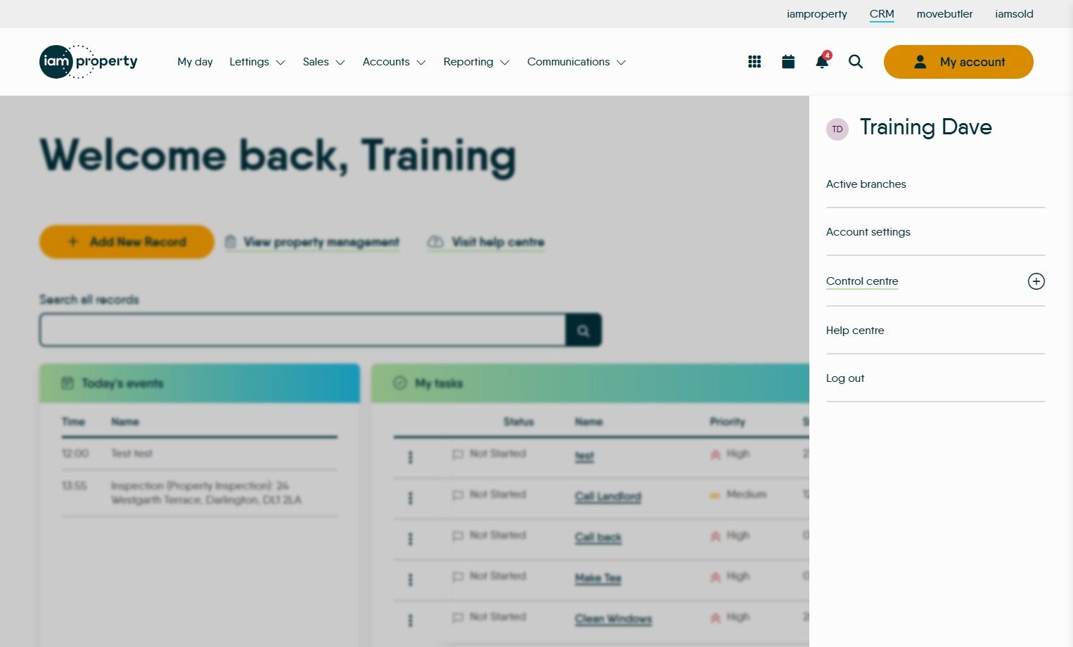 Updating Personal Details in iamproperty CRM – iamproperty