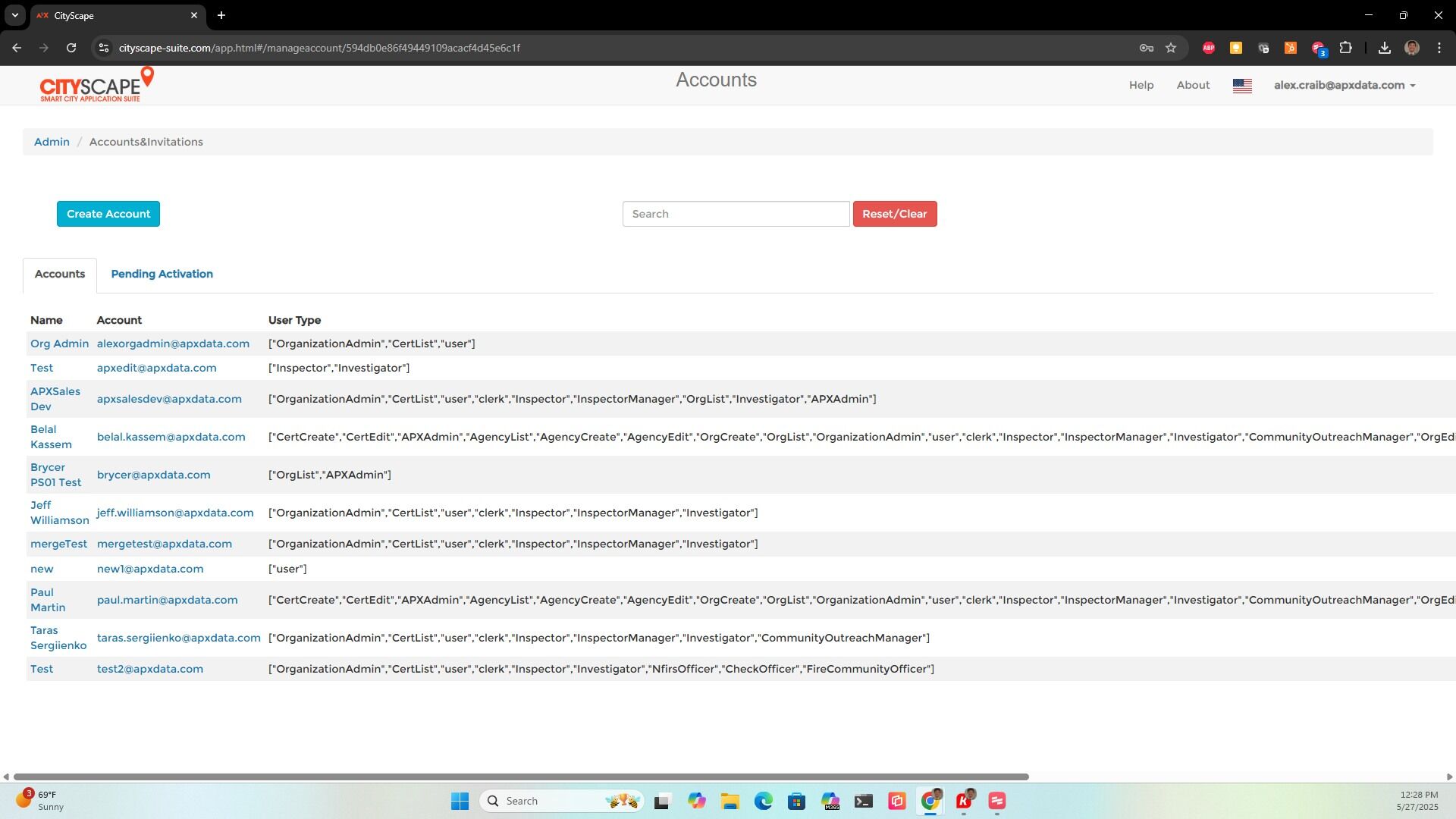 Creating a User Account in APX – APX Building and Onsite Data Solutions