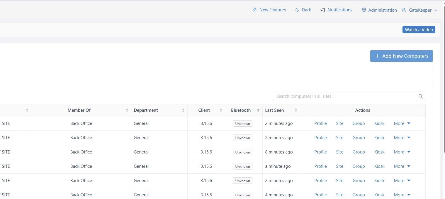 How to add computers with CSV upload. – GateKeeper