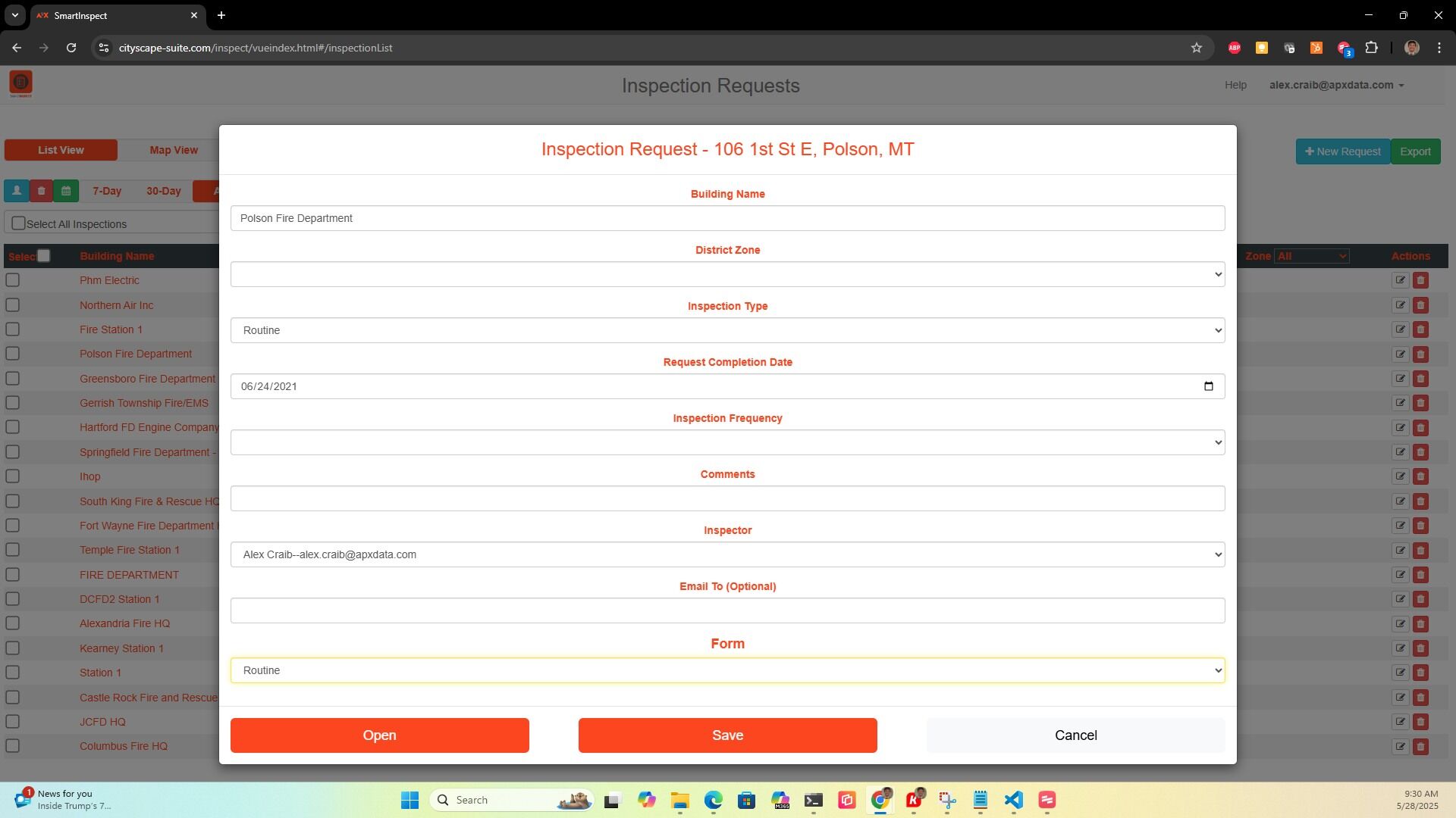 Completing Inspections on the APX Web App – APX Building and Onsite ...