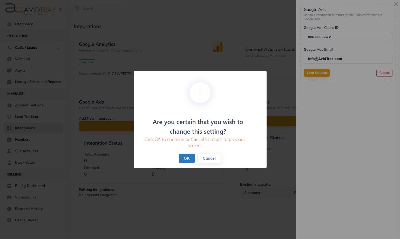 Google Ads - AvidTrak