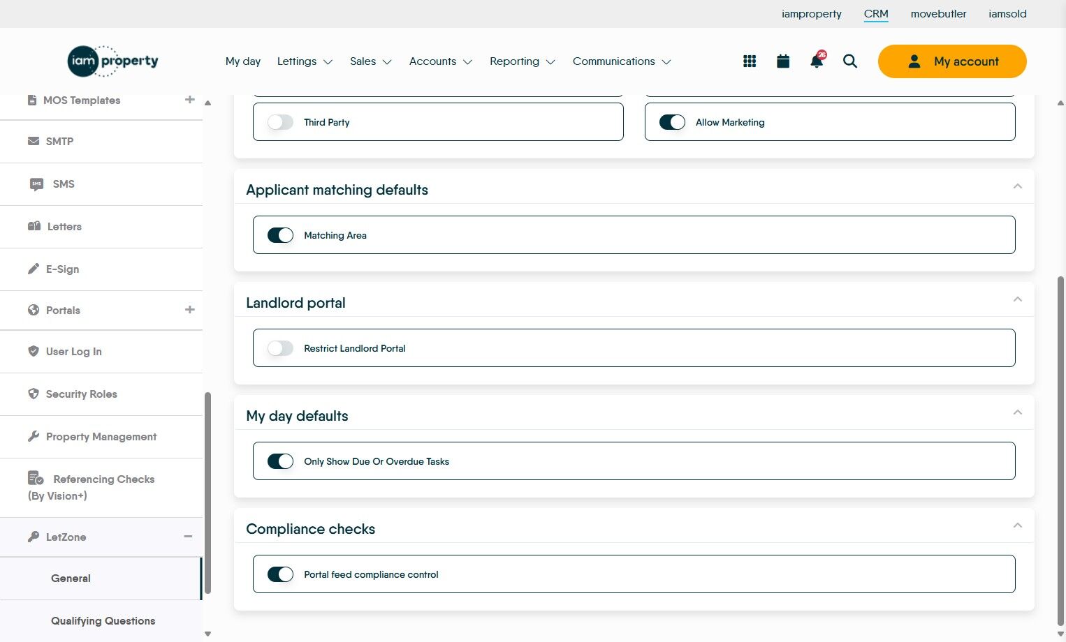 Configuring Letzone Settings – iamproperty