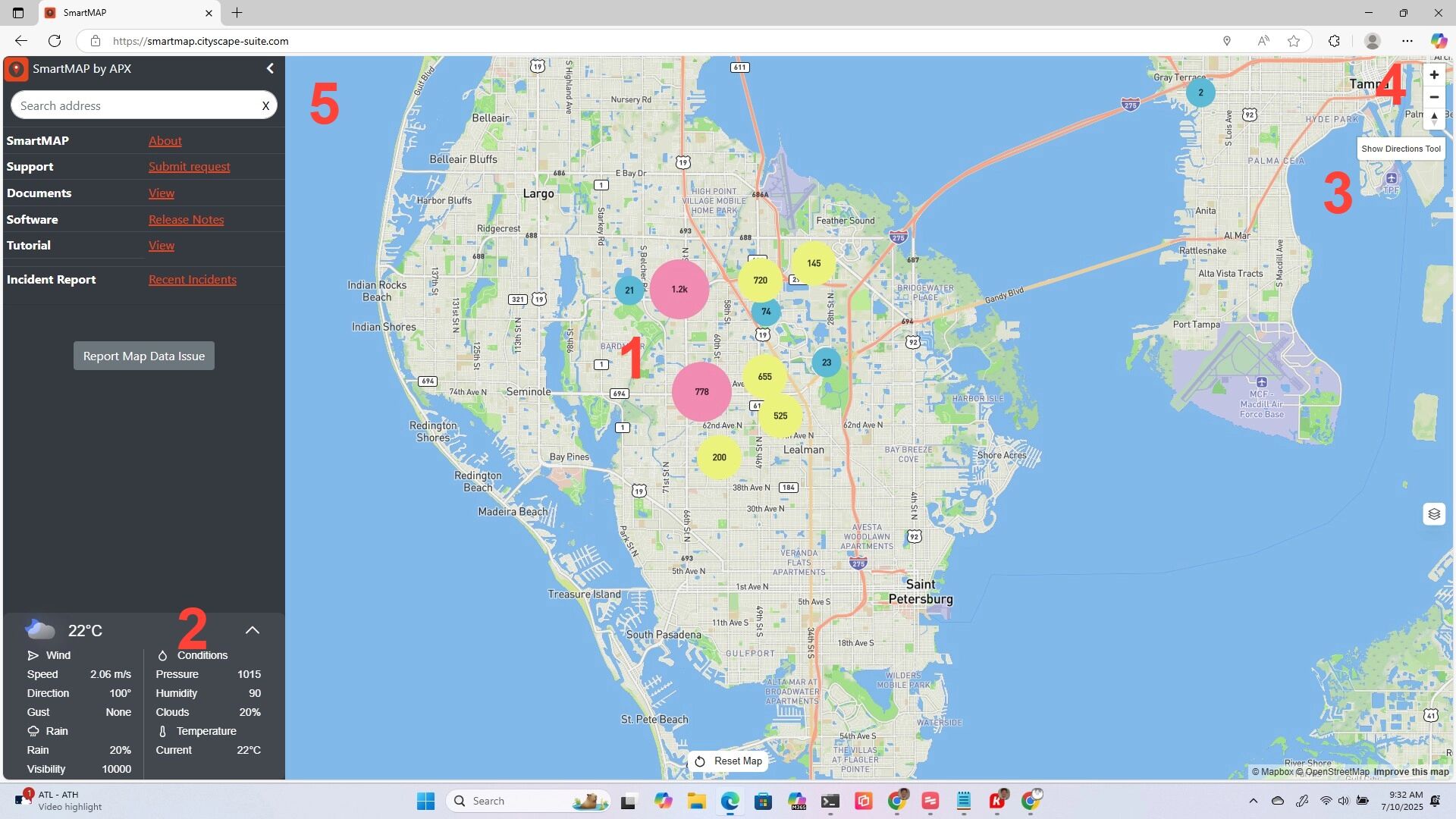 Navigating the SmartMAP Interface on Windows – APX Building and Onsite Data Solutions
