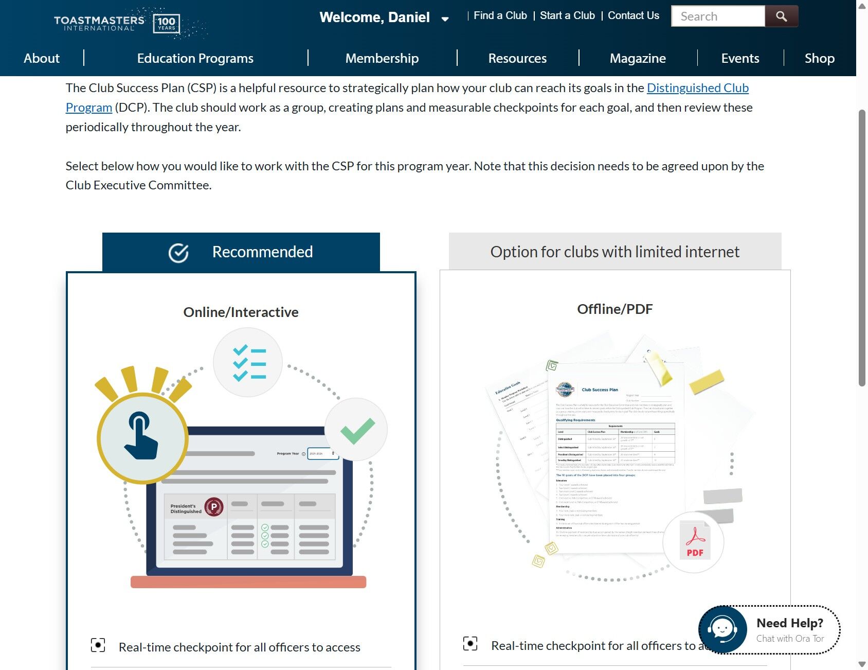 2025 Club Success Plan – Toastmasters District 119
