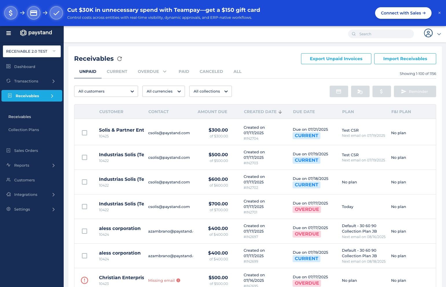 How to Reverse a Payment in Sage and Reopen the Invoice in Paystand – Paystand Help Center
