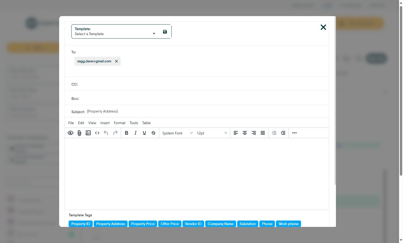 Sending an Appraisal Confirmation Email – iamproperty