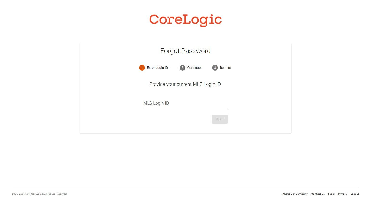 Resetting your password using 'Forgot Password?' – OneKey® MLS Support ...