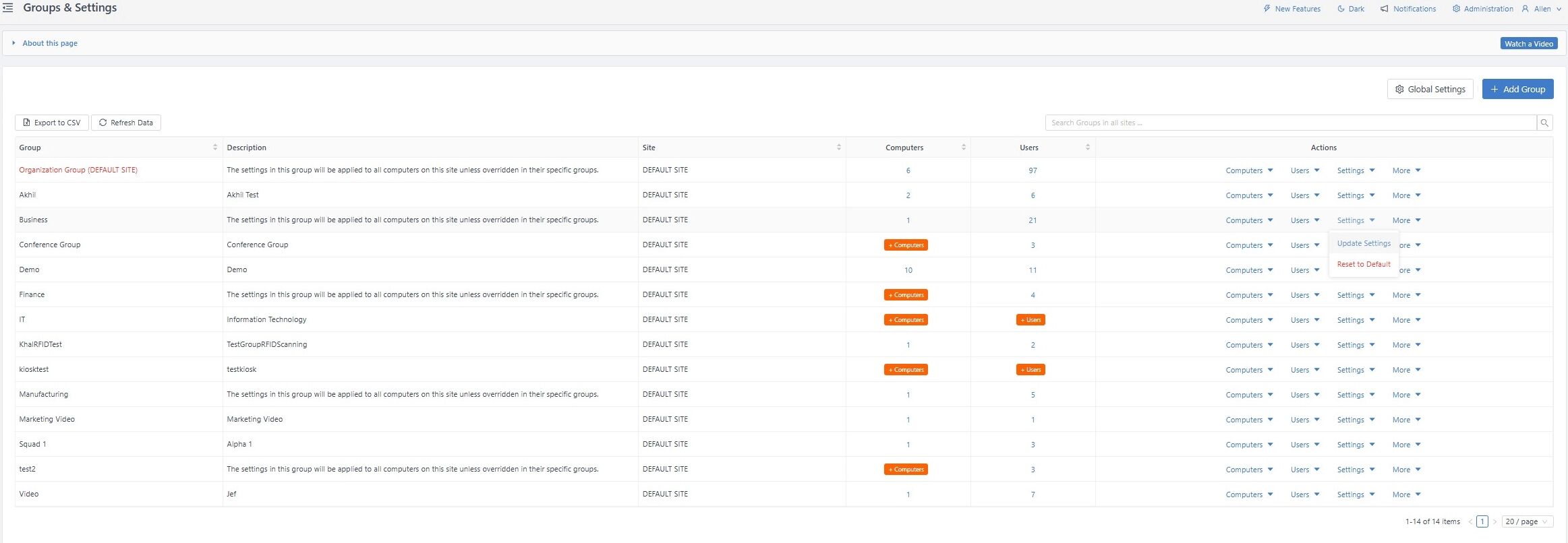 How to configure Authentication Methods for specific groups. – GateKeeper